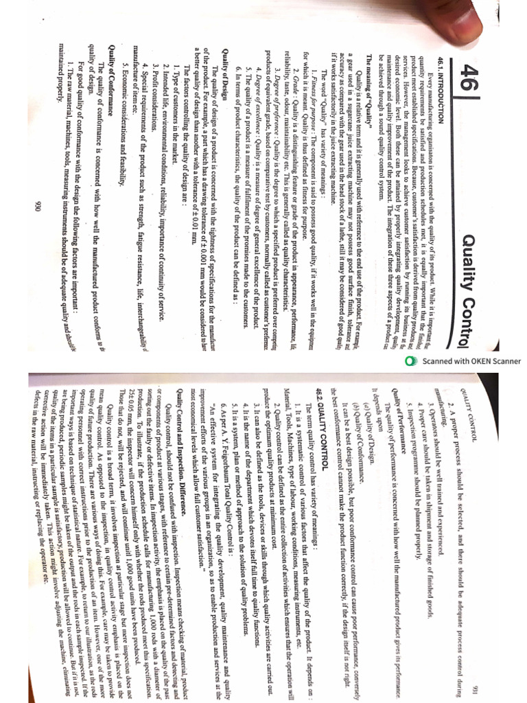 Quality Control | PDF