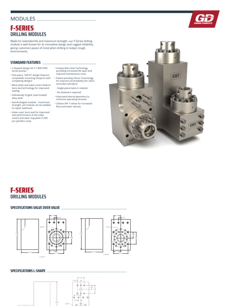 GDEP - FSeries Module - Spec Sheet - 2021 | PDF | Valve | Secondary ...