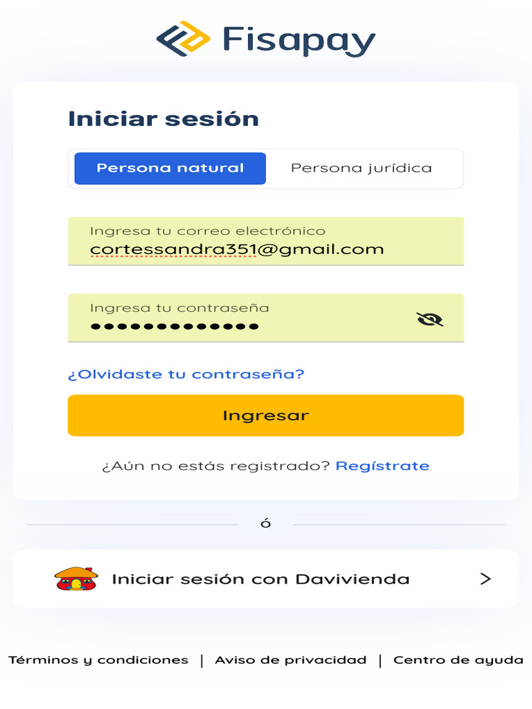 Acceso Cuentas de Fisapay | PDF