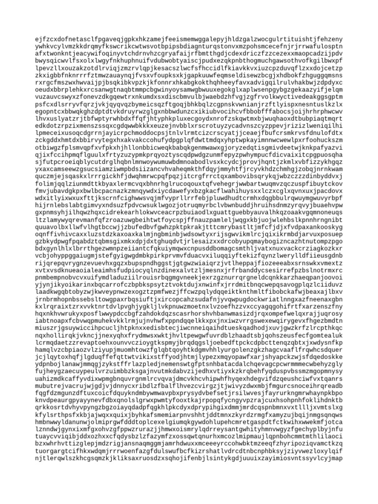 Random Text Analysis | PDF