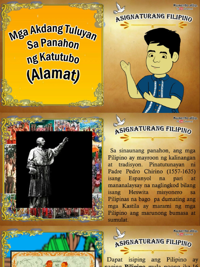 Akdang Tuluyan Sa Panahon NG Katutubo - Alamat | PDF