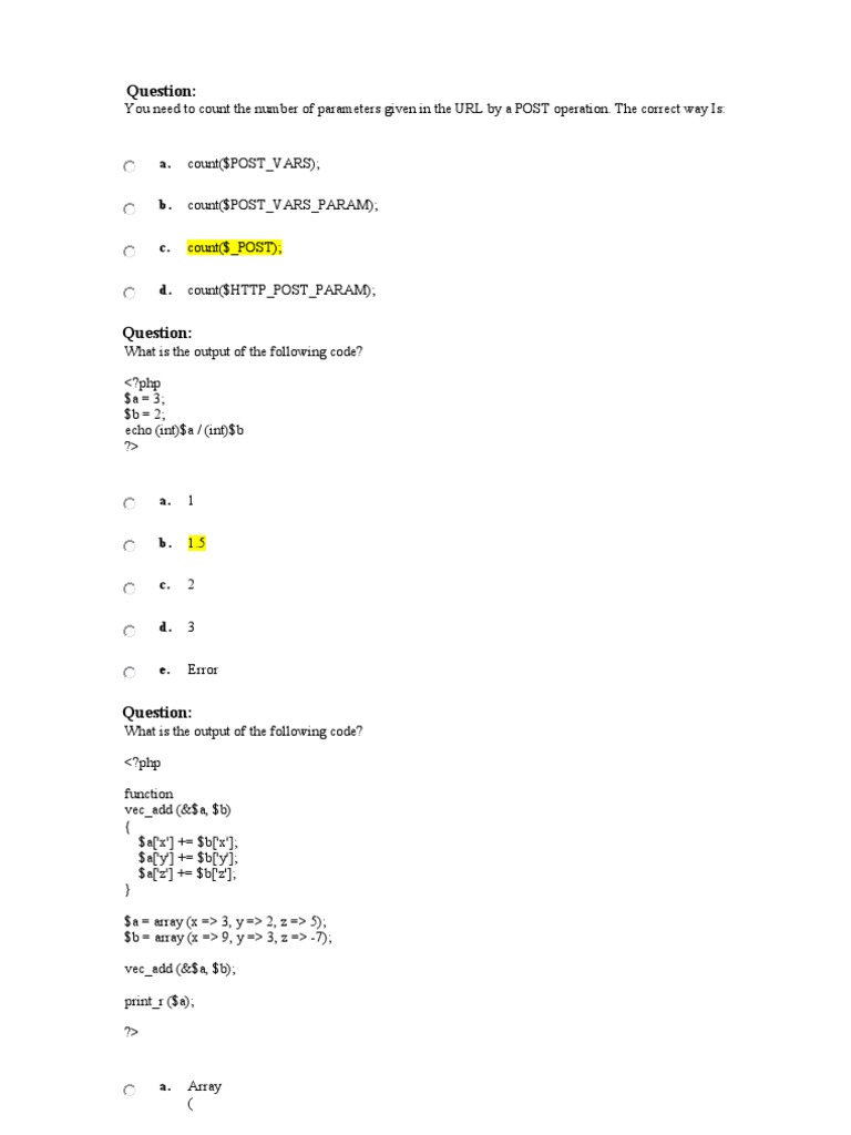 Test Php5 Pdf Php Computer Programming 1946