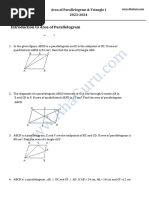 Area of A Parallelogram PDF | PDF