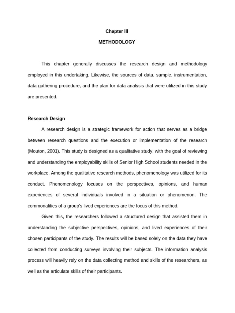 chap3_guide | PDF | Survey Methodology | Methodology