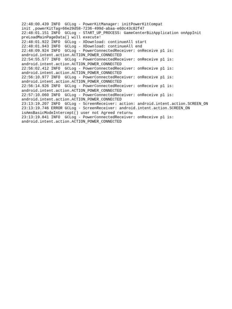 GameCenter App Initialization Log | PDF | Finance & Money Management | Technology & Engineering