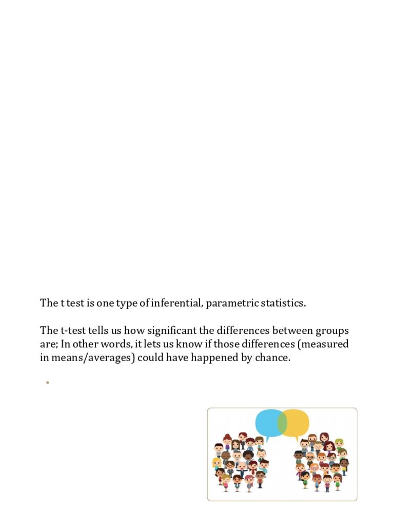 Understanding t-Tests: Types & Uses | PDF | Student's T Test ...