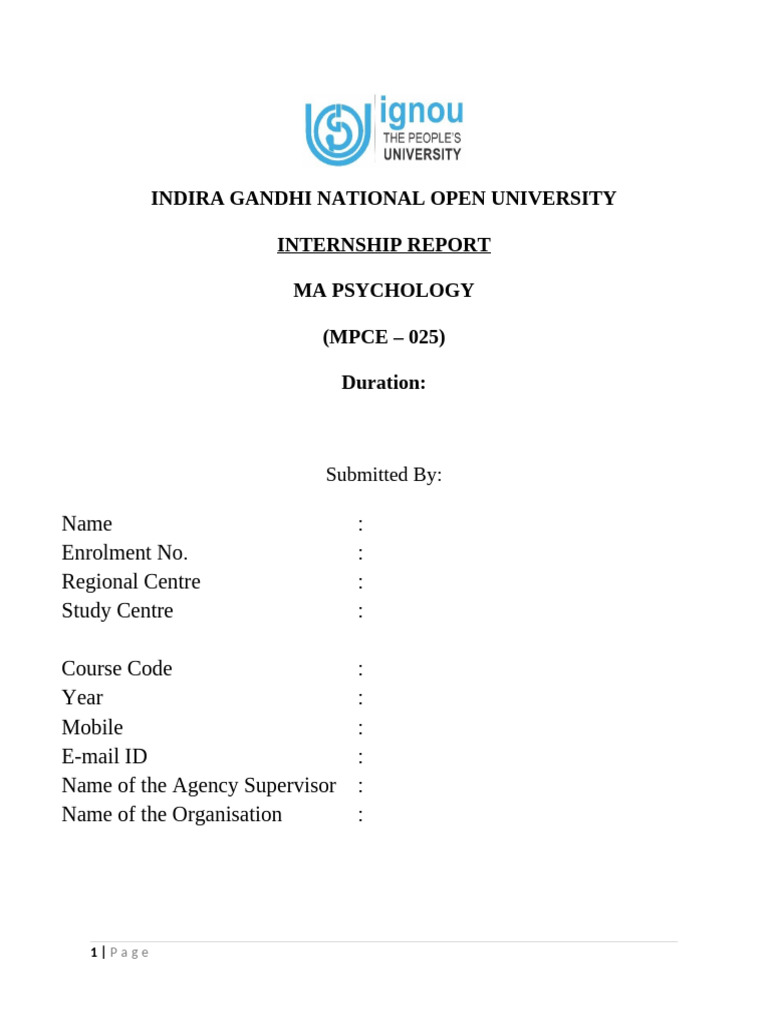 Preeti Internship File-1 | PDF | Psychotherapy | Teachers