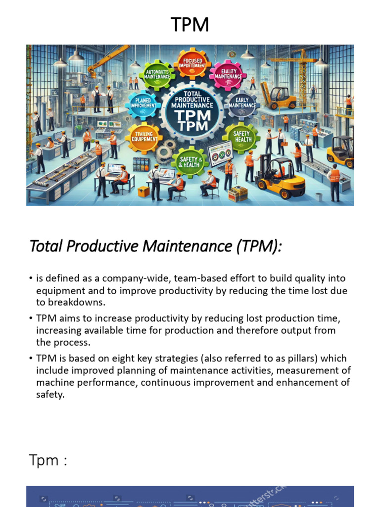 Total Productive Maintenance | PDF | Lean Manufacturing | Risk