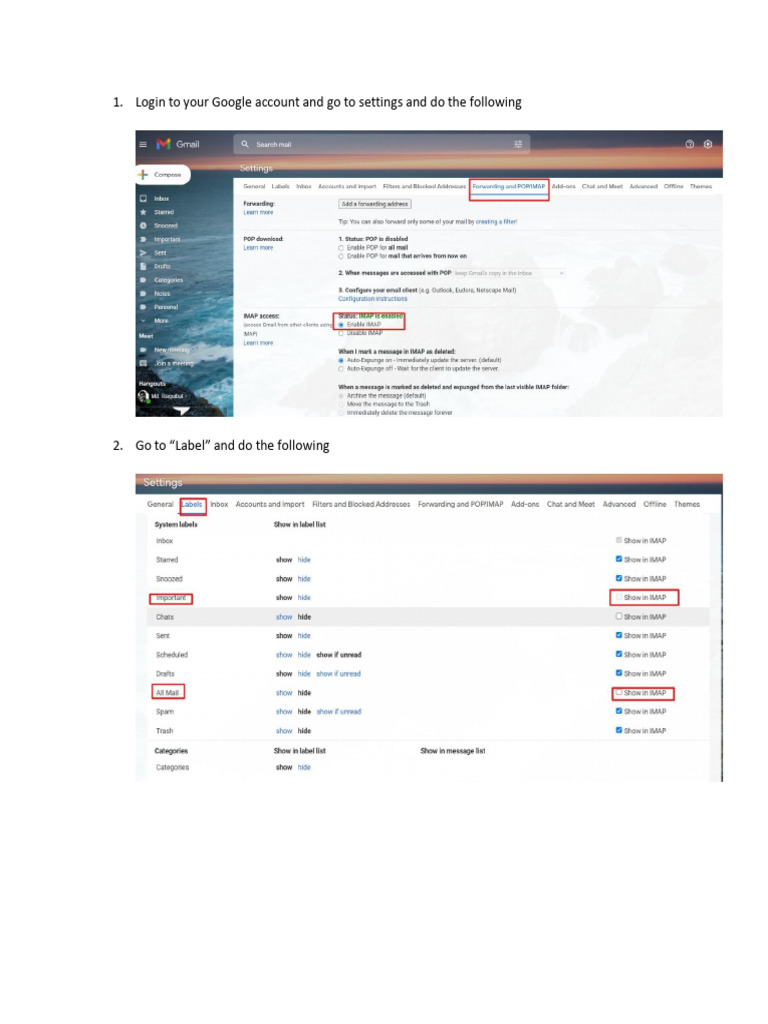 Google To O365 IMAP Migration | PDF