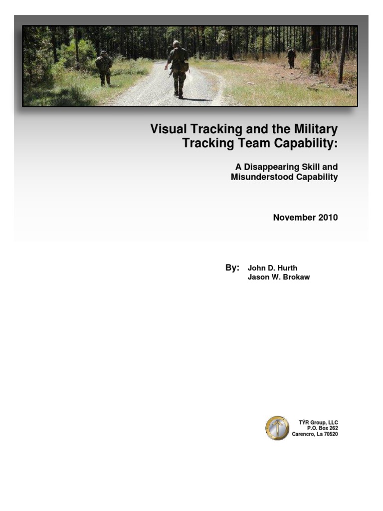 Visual Tracking and The Military Tracking Team Capability | PDF ...