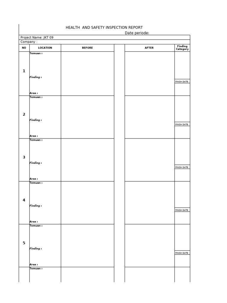 JKT 09 Health & Safety Report | PDF