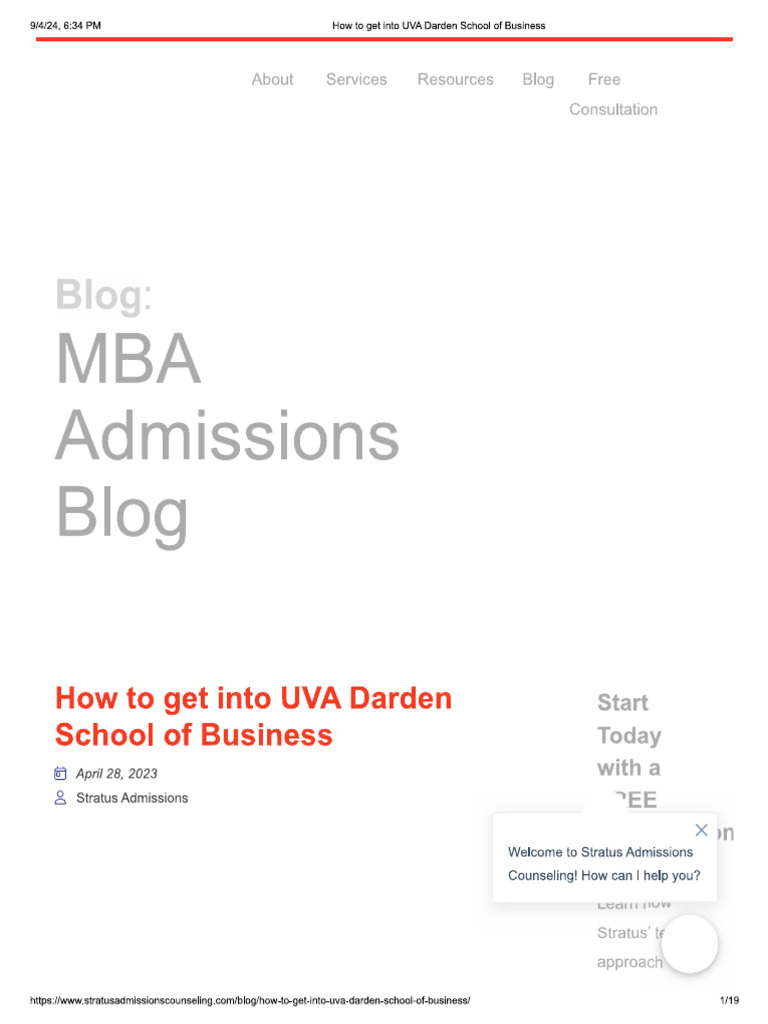 Strauss UVA MBA Interview | PDF