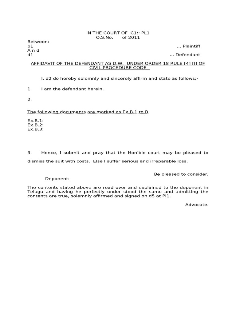 DT Chief Affidavit | PDF