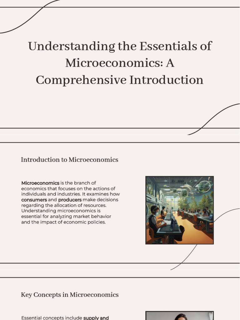 Understanding The Essentials of Microeconomics A Comprehensive Introduction 20240828031535q0Zr | PDF
