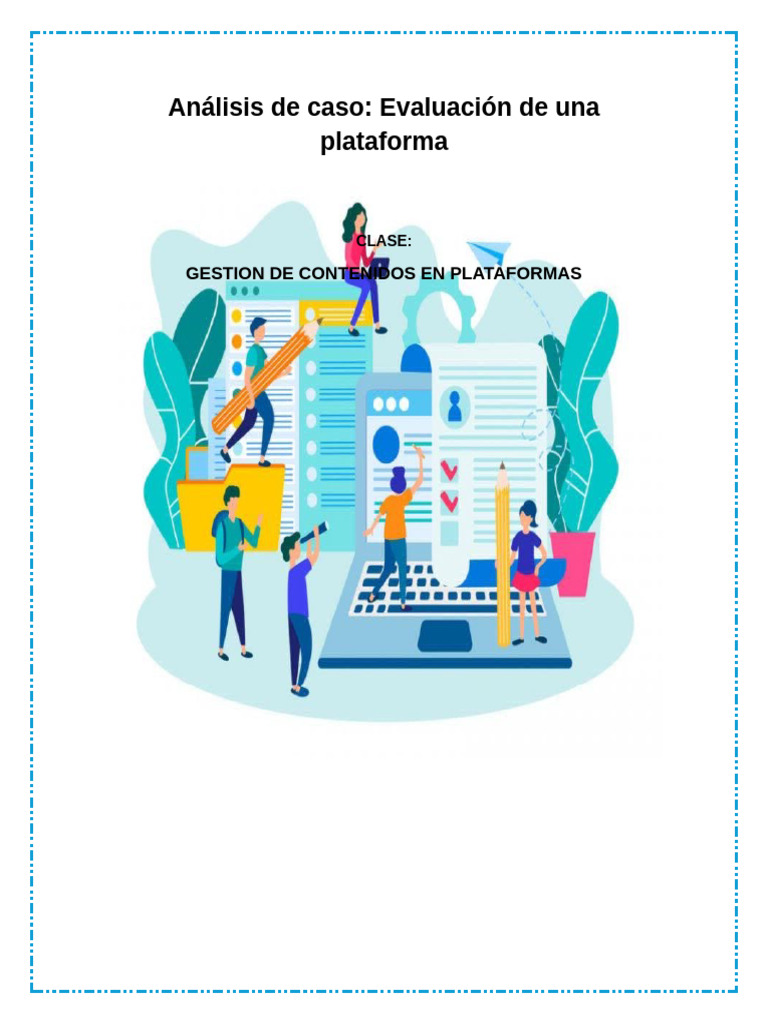 Análisis de Caso DE PLATAFORMAS | PDF | Modificación de comportamiento ...