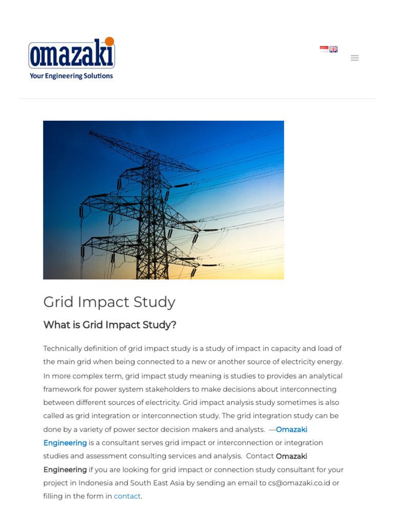 Grid Impact Study Guide | PDF | Electric Power | Electrical Grid