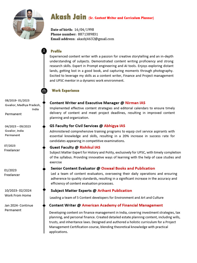 Akash Jain Updated 24 July | PDF