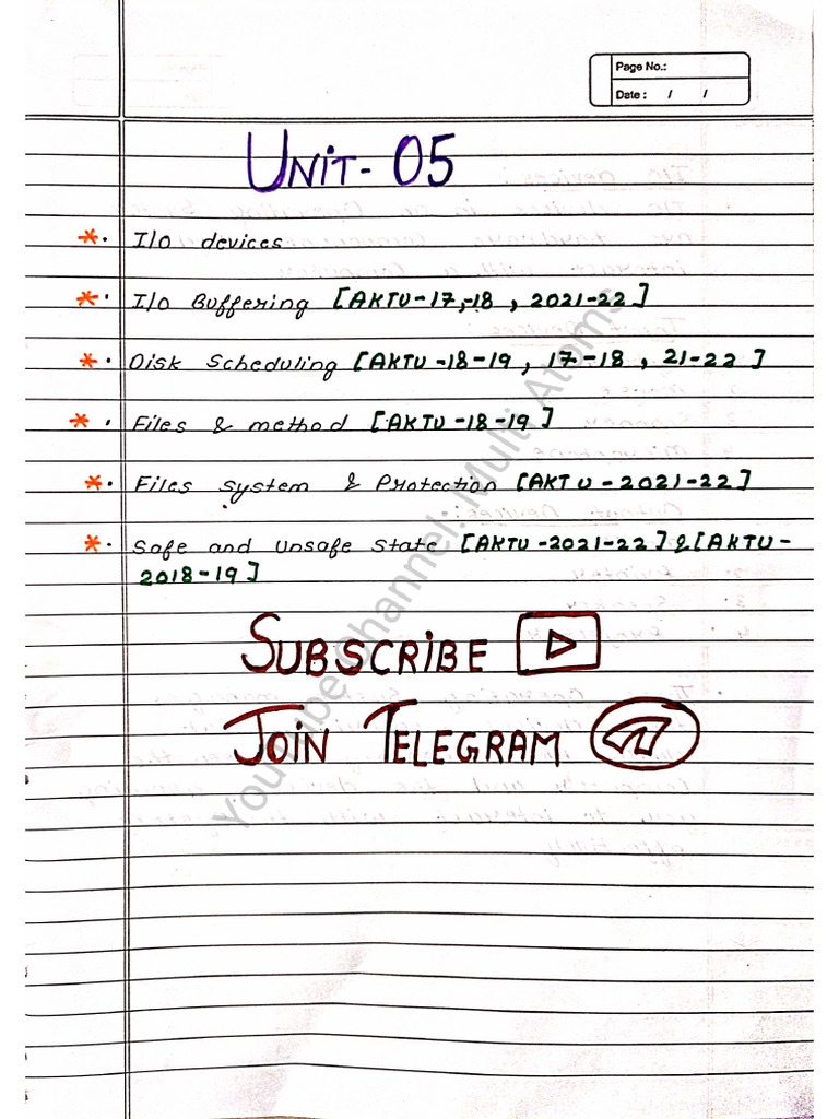Os Unit 5 Bymultiatoms | PDF