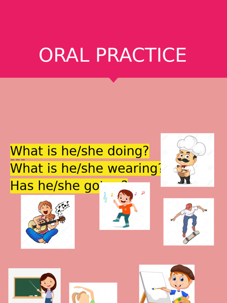 Oral Practice: Describing People and Animals | PDF