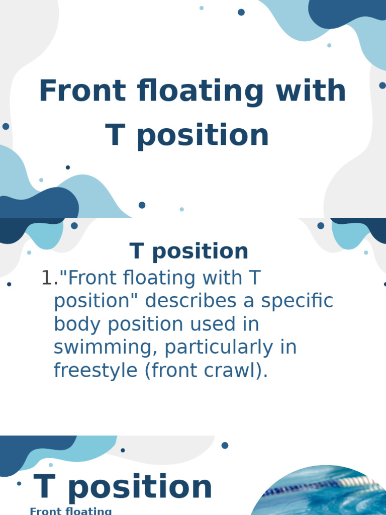 Swimming T Position Guide | PDF