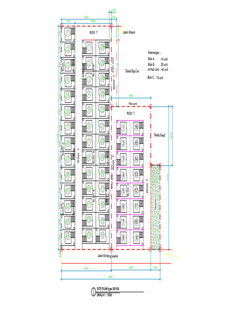 Siteplan KP - Pisang Versi 2 | PDF