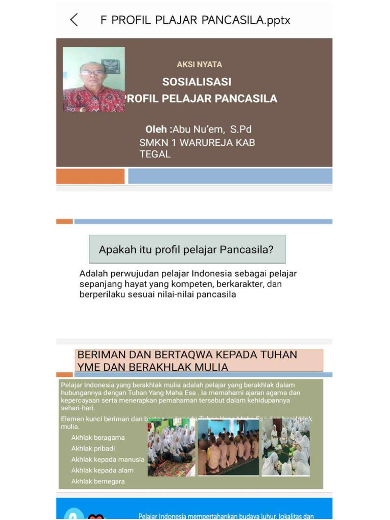 Sample Aksi Nyata Sma | PDF