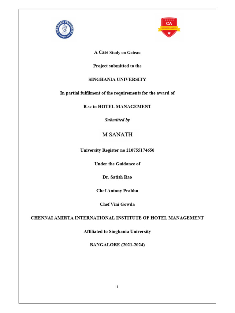 Gateau Project V | PDF | Cakes | Baking