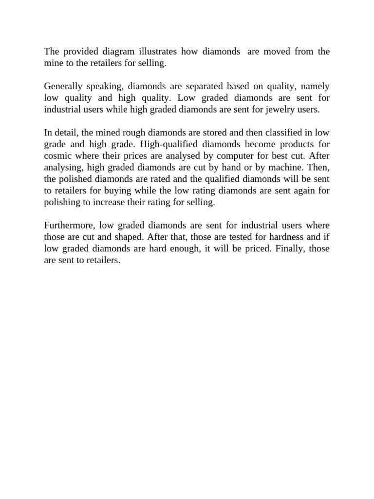 Task 1 - Diamonds | PDF