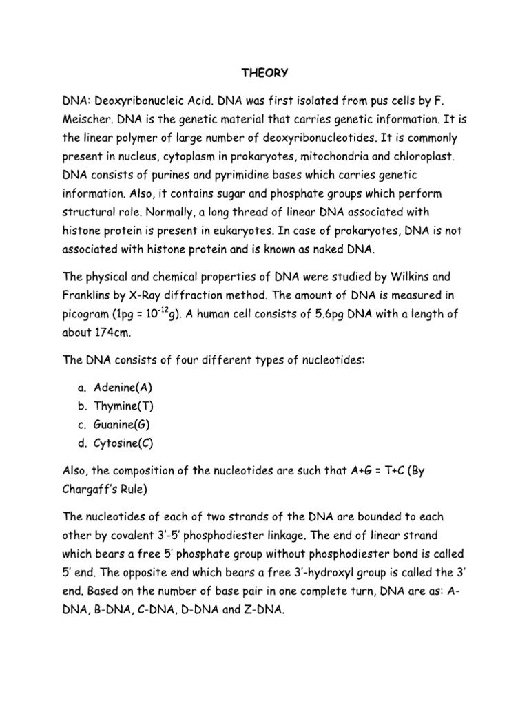 Dna | PDF