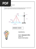 Class XII Physics Project | PDF | Refractive Index | Mirror