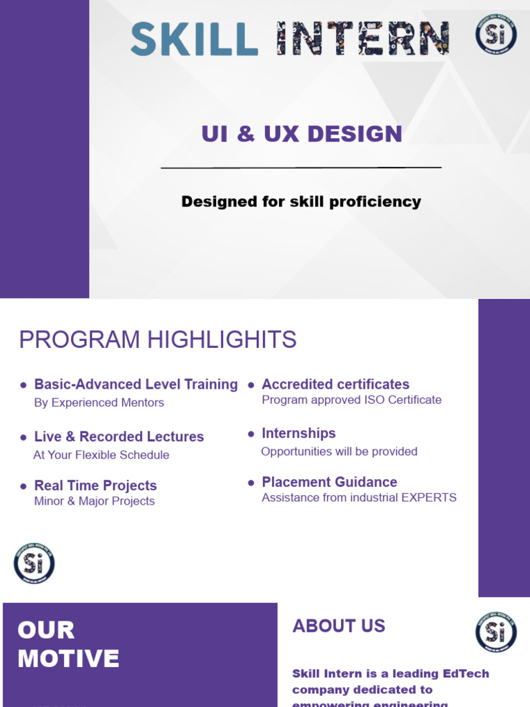 UI & UX DESIGN | PDF | User Interface | User Experience UI & UX DESIGN | PDF | User Interface | User Experience