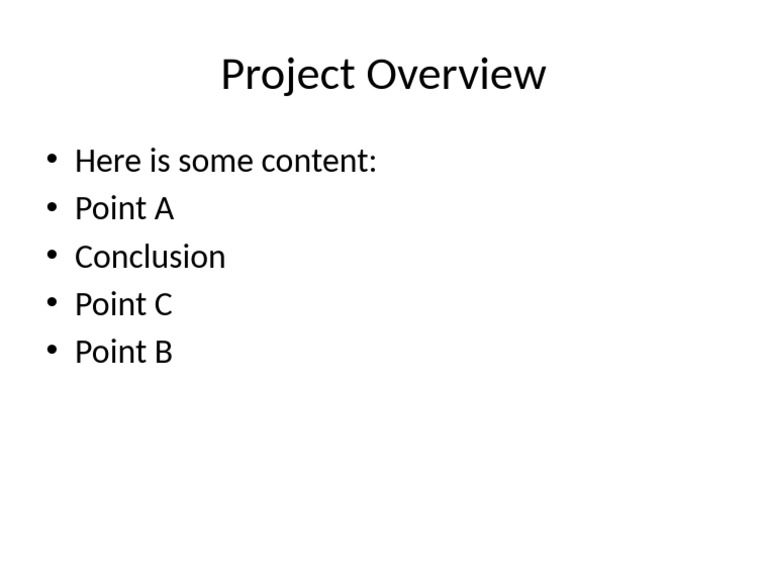 Project Overview Presentation | PDF