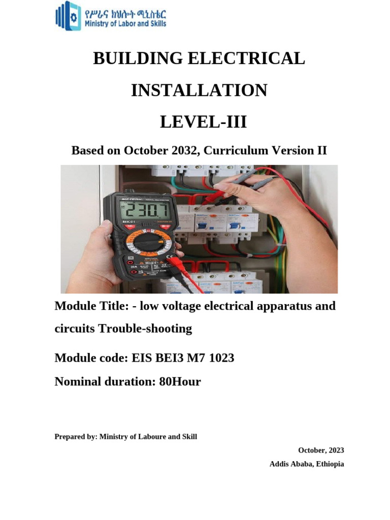 M7 Low Voltage Electrical Apparatuse & Circuit Trouble Shooting | PDF | Relay | Fuse (Electrical)