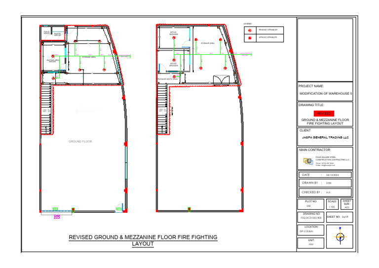 Warehouse Fire Layout Plan | PDF