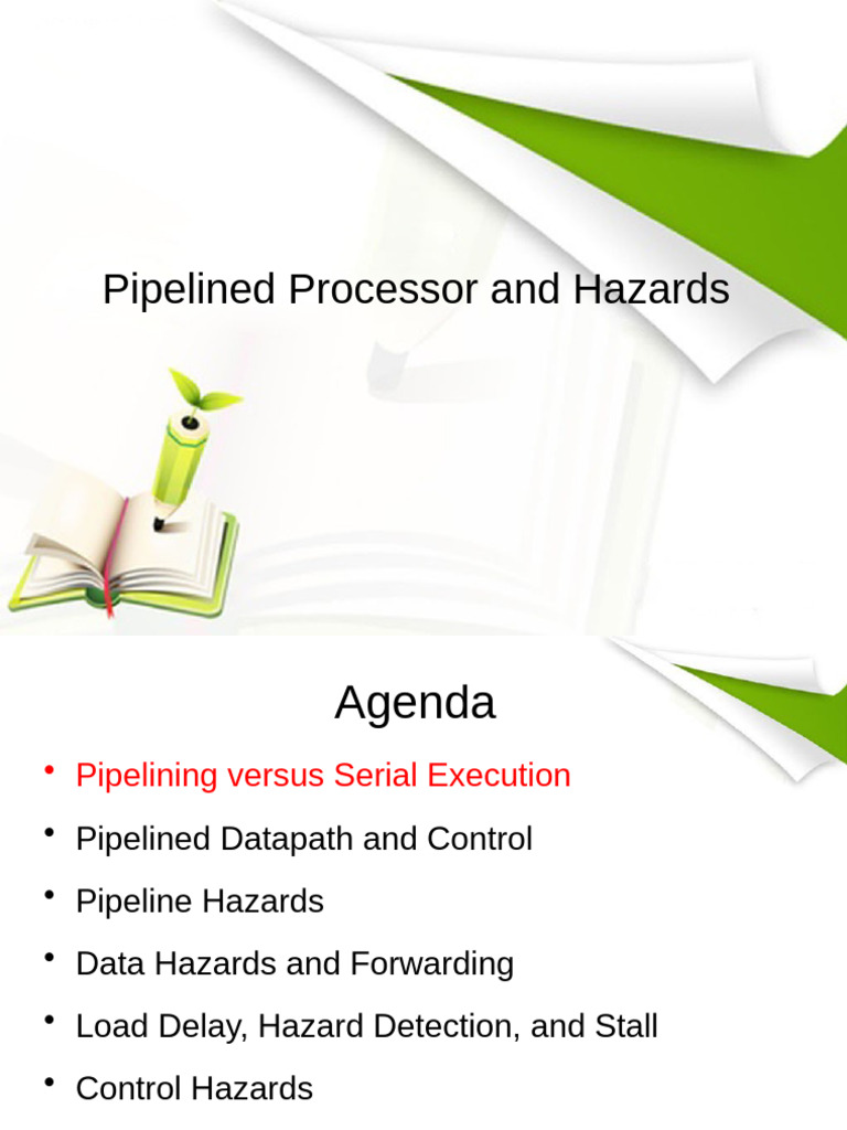 Pipelined Processor Hazards Explained | PDF | Central Processing Unit | Computing