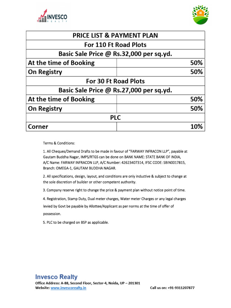 Jewar Town Price List.. | PDF