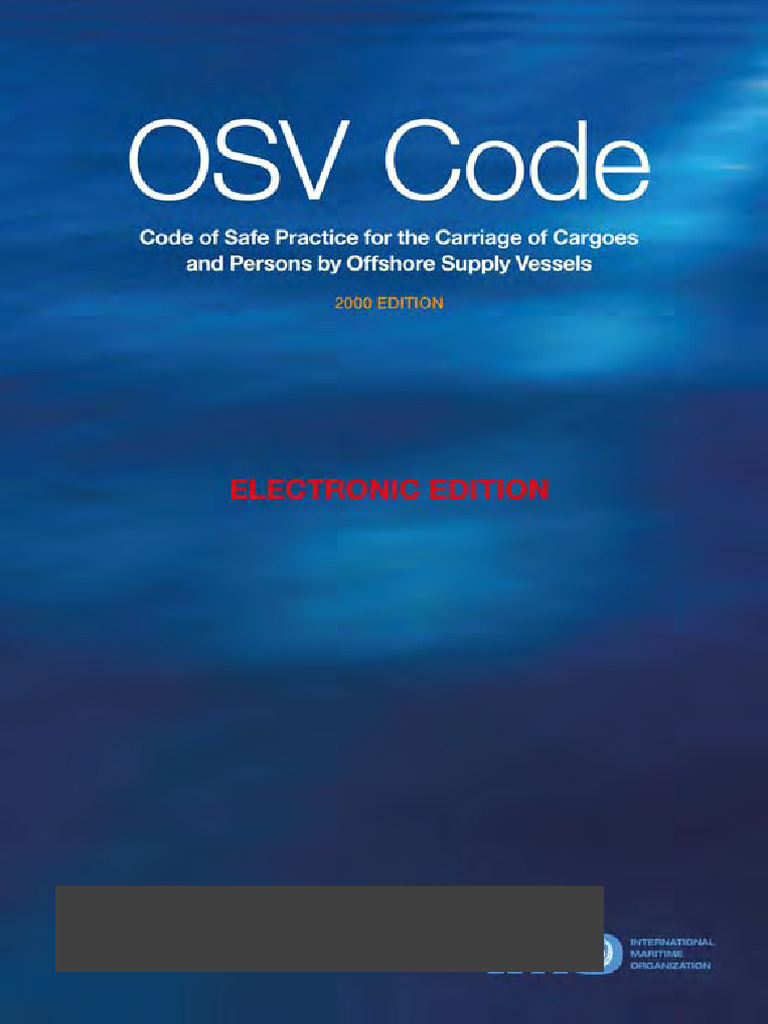OSV ELETRONIC EDITION | PDF | Cargo | Water Transport