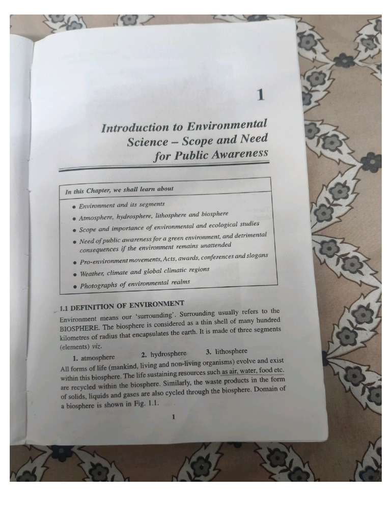 EVS Unit 1 by Sharma Jii | PDF