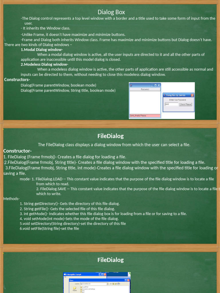 1.4 AWT Controls & Layout Manager Part-4 | PDF