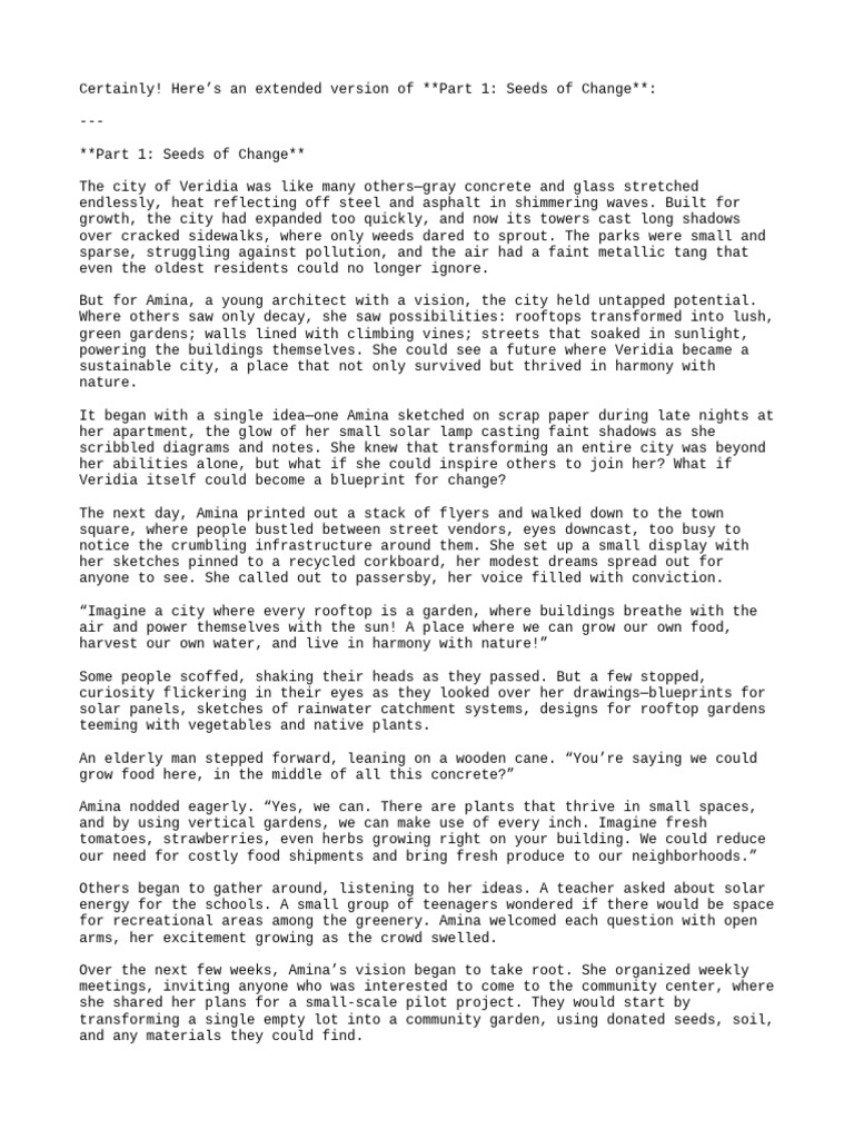 Revitalizing Veridia: A Green Vision | PDF | Agriculture