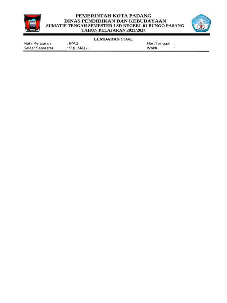 STS Ipas Kelas 5 | PDF