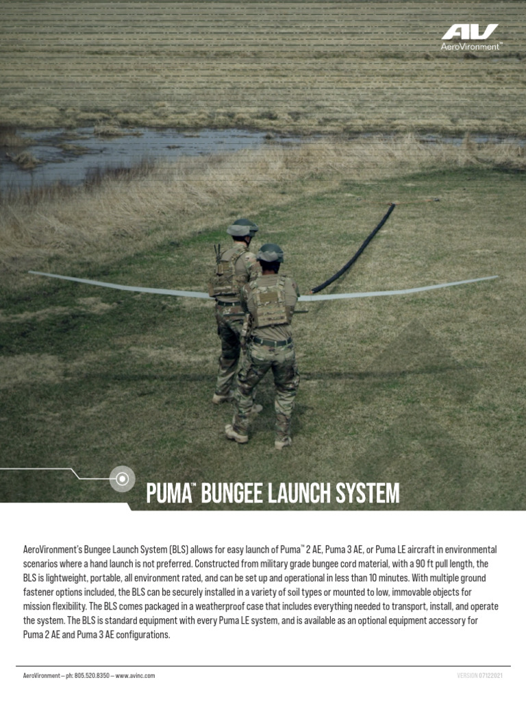 Puma Bungee Datasheet 07122021 | PDF