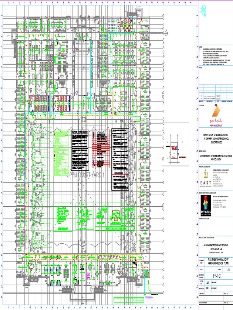 Ground Floor Fire Fighting Layout | PDF