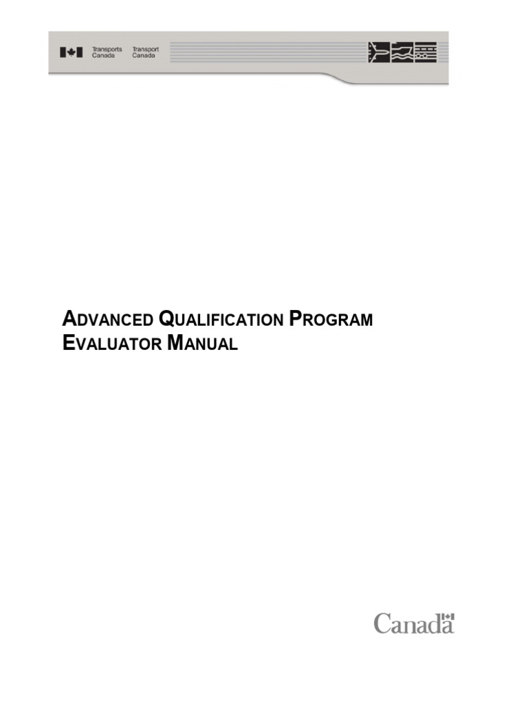 TC - TP 14672 - ADVANCED QUALIFICATION PROGRAM Advanced-Qualification ...
