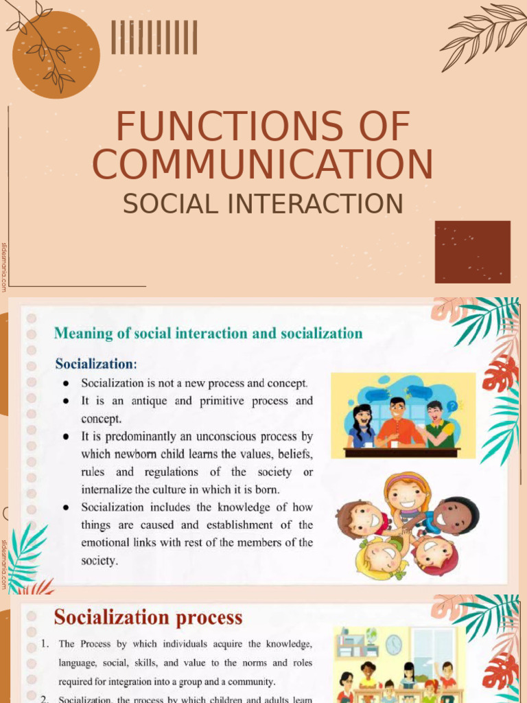 Social Interaction and Communication Insights | PDF | Wellness
