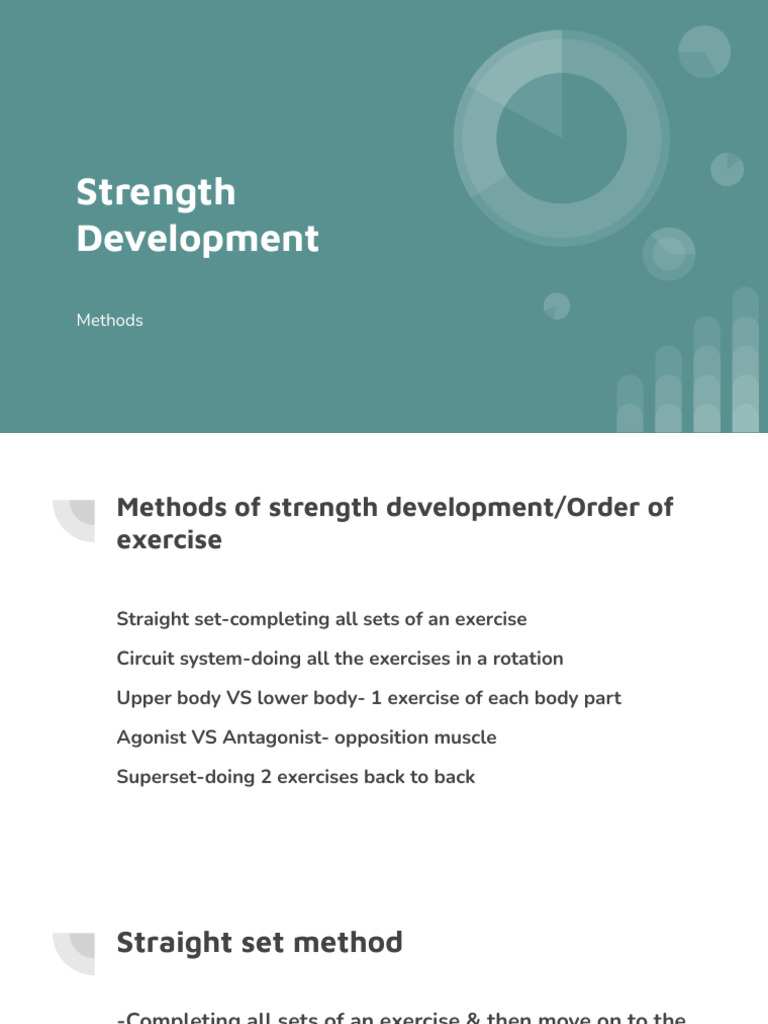 Methods of Strength Development | PDF