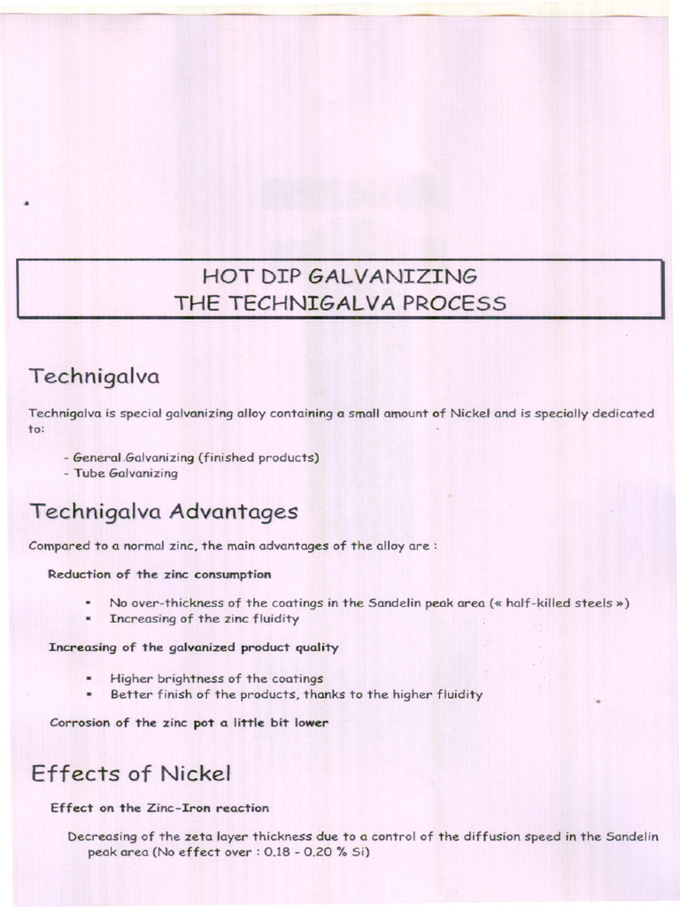 GALVANIZER | PDF