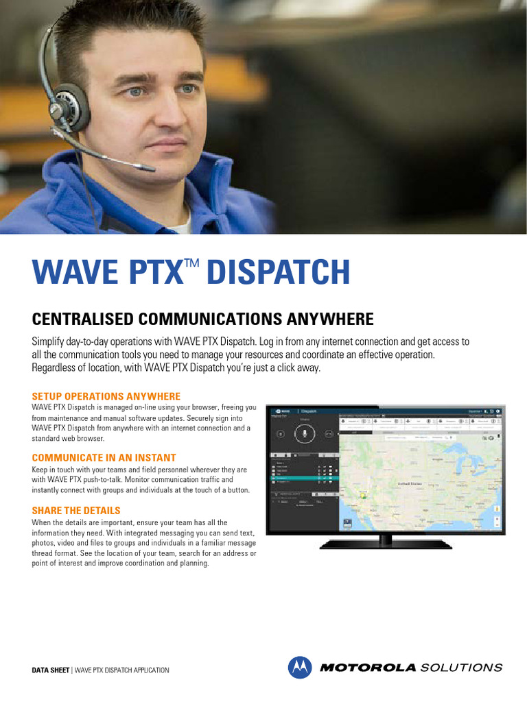 WAVE PTX Dispatch DataSheet ENG | PDF | Computer Hardware | Usb