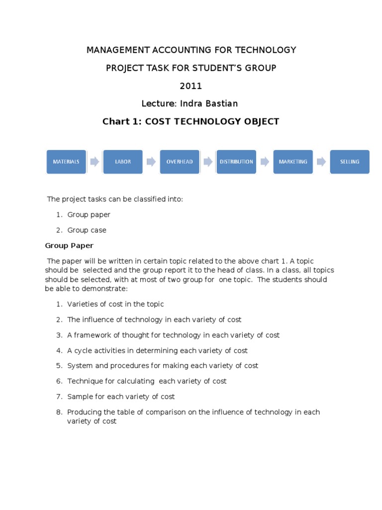 1 Project Management Accounting For Technology | PDF | Art | Computers