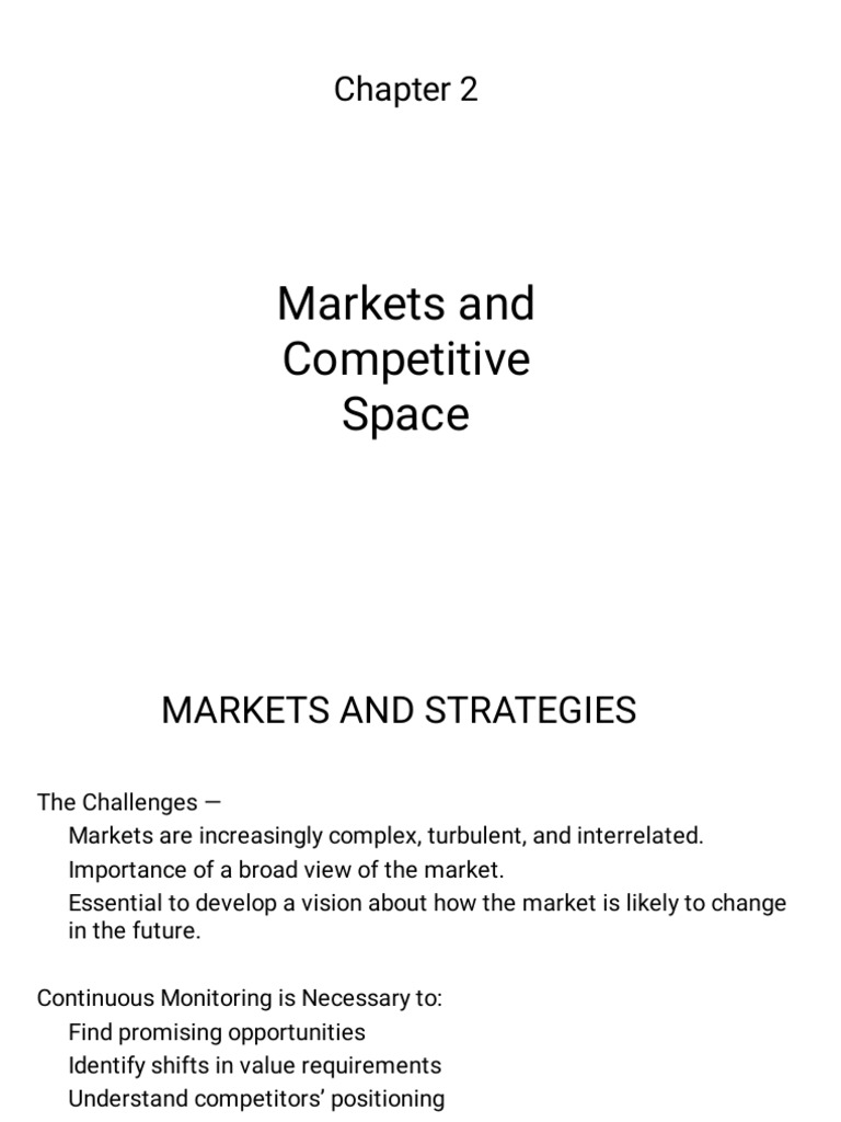 Navigating Competitive Market Dynamics | PDF | Market (Economics ...